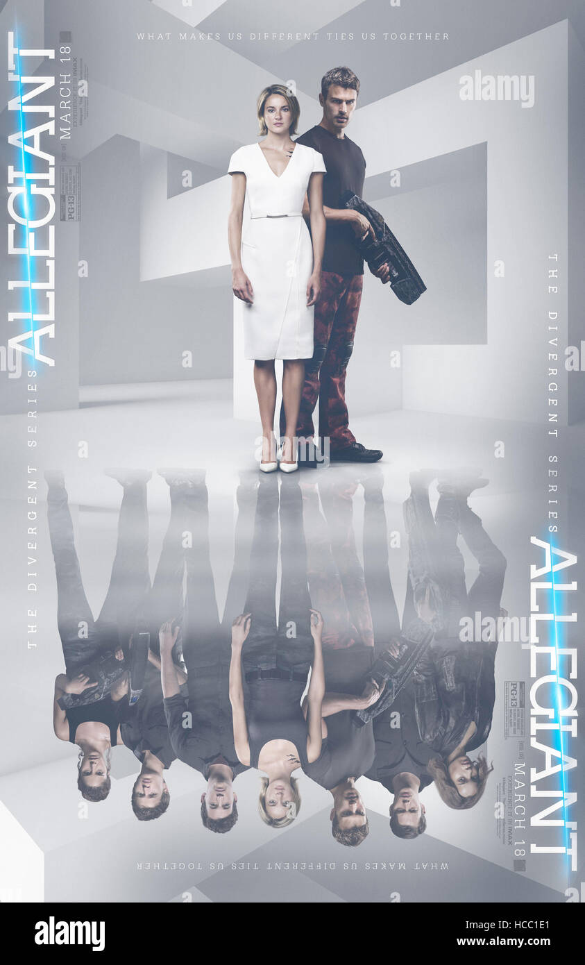 ALLEGIANT, (aka THE DIVERGENT SAGA: ALLEGIANT - PART 1), US poster art ...
