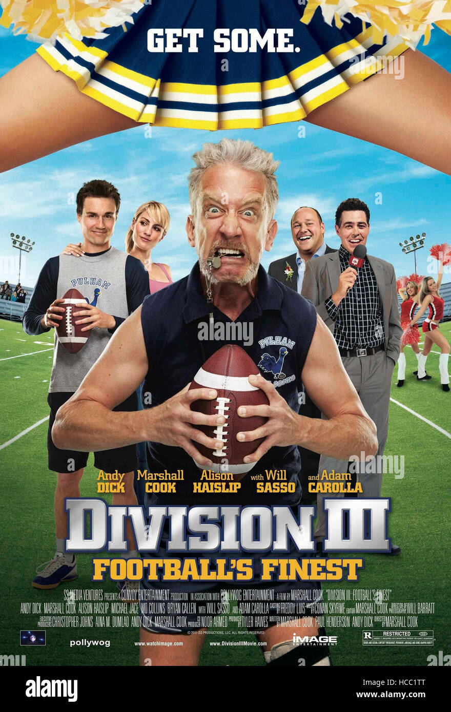 DIVISION III: FOOTBALL'S FINEST, from left on US poster art: Marshall ...