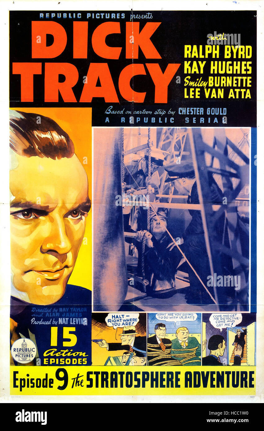 DICK TRACY, Ralph Byrd, 1937 Stock Photo - Alamy