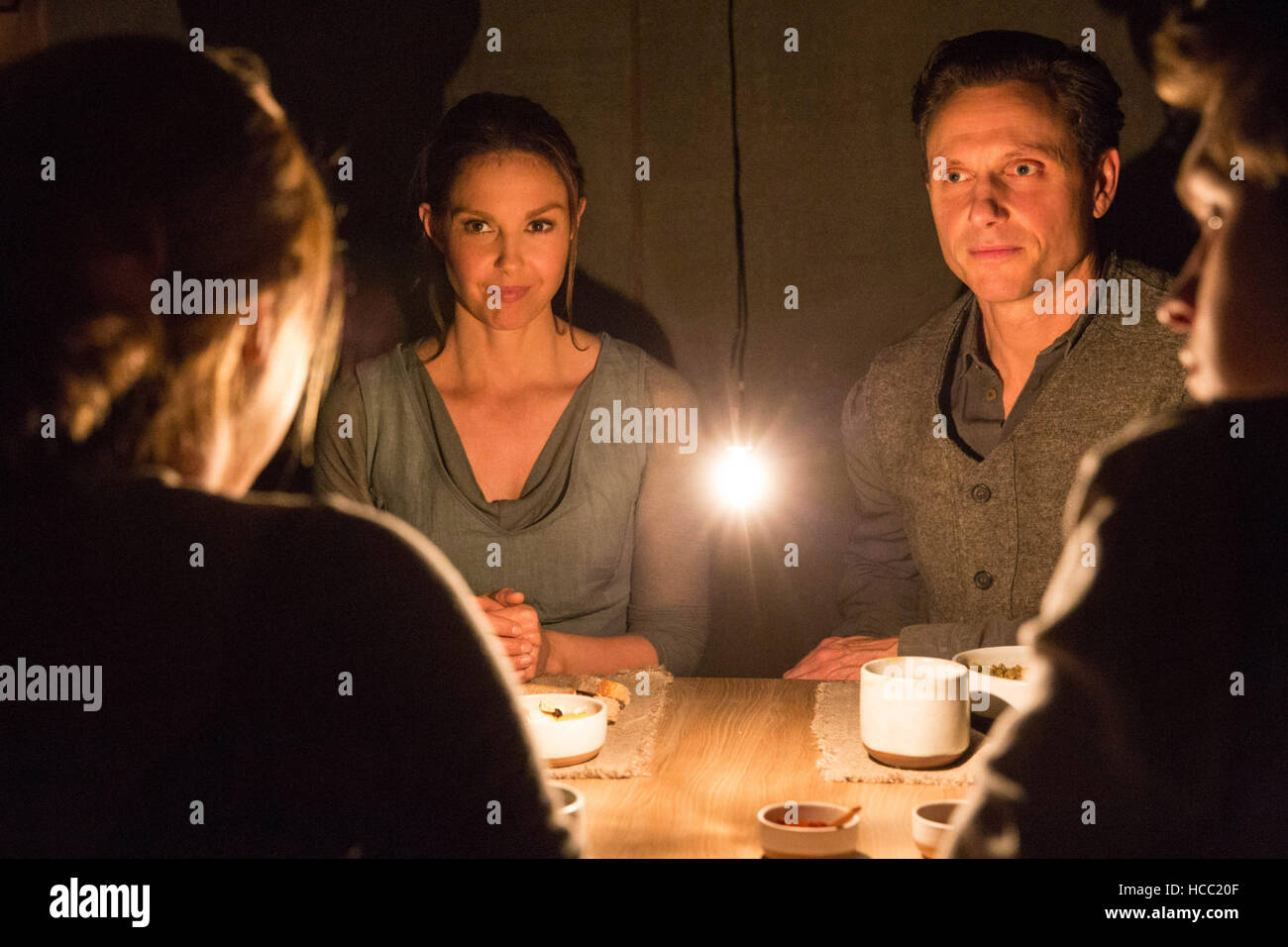 DIVERGENT, back, from left: Ashley Judd, Tony Goldwyn, 2014. ph: Jaap ...