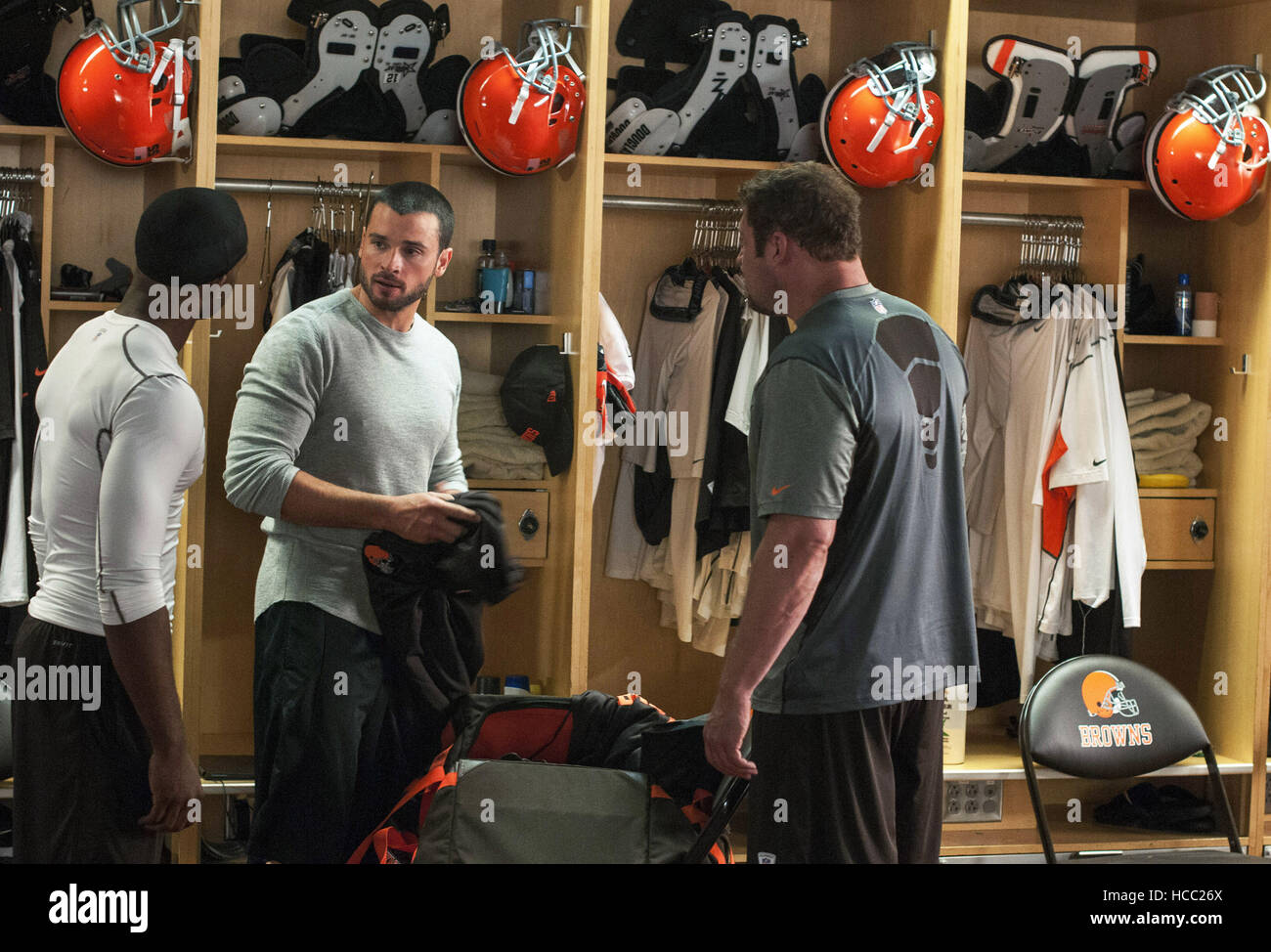 DRAFT DAY, from left: Tom Welling (center), Brad William Henke (right ...