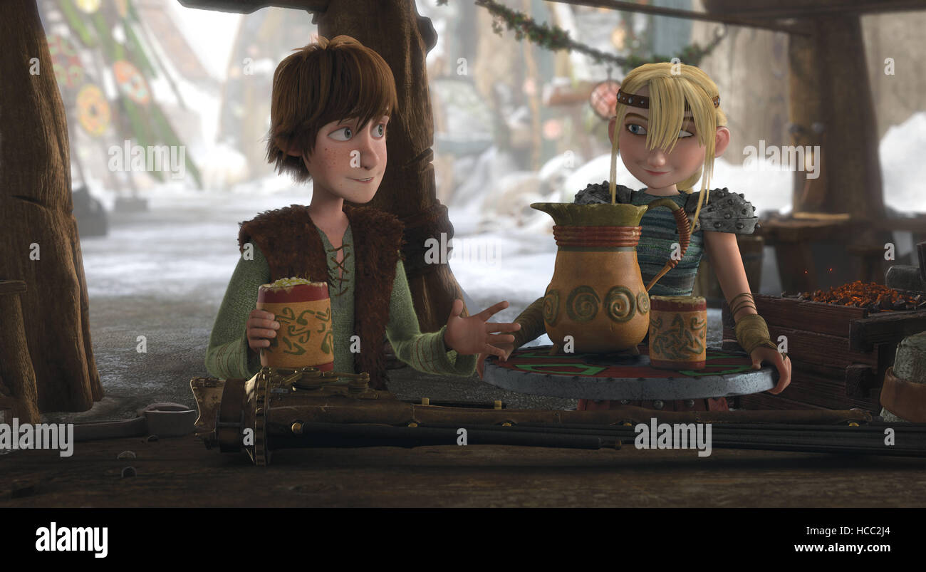 DRAGONS: GIFT OF THE NIGHT FURY, l-r: Hiccup (voice: Jay Baruchel ...