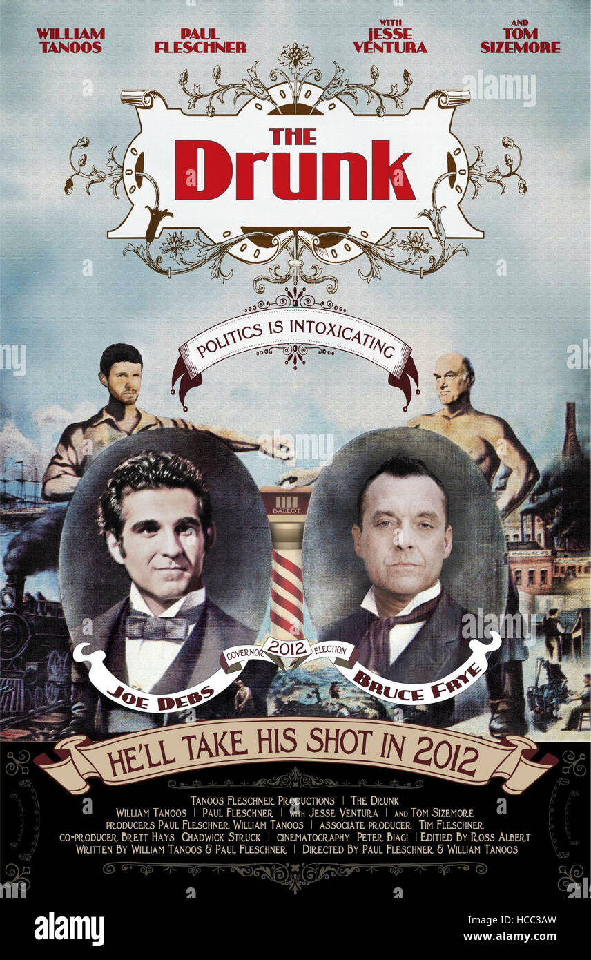 THE DRUNK, international poster art, from left in cameos: William ...