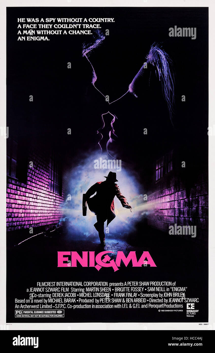 ENIGMA, US poster art, 1983, © Embassy/courtesy Everett Collection ...