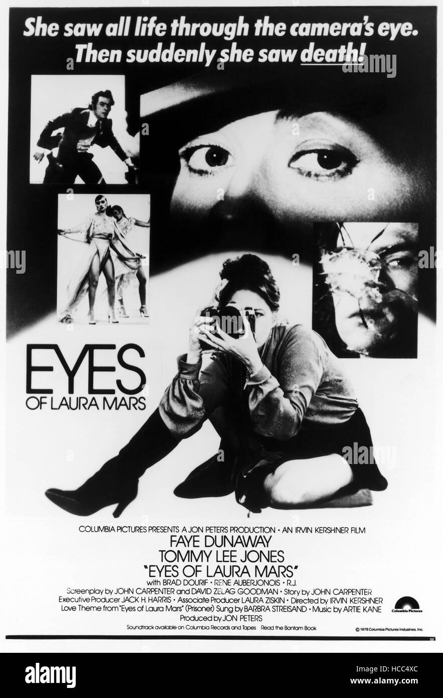 THE EYES OF LAURA MARS, US poster, Faye Dunaway, 1978, © Columbia ...