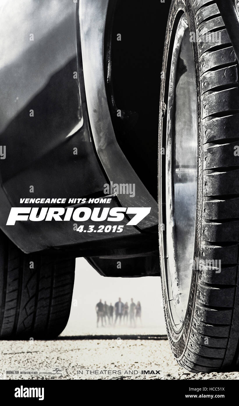 FURIOUS 7, (aka FAST & FURIOUS 7), US advance poster, 2015. ©Universal ...