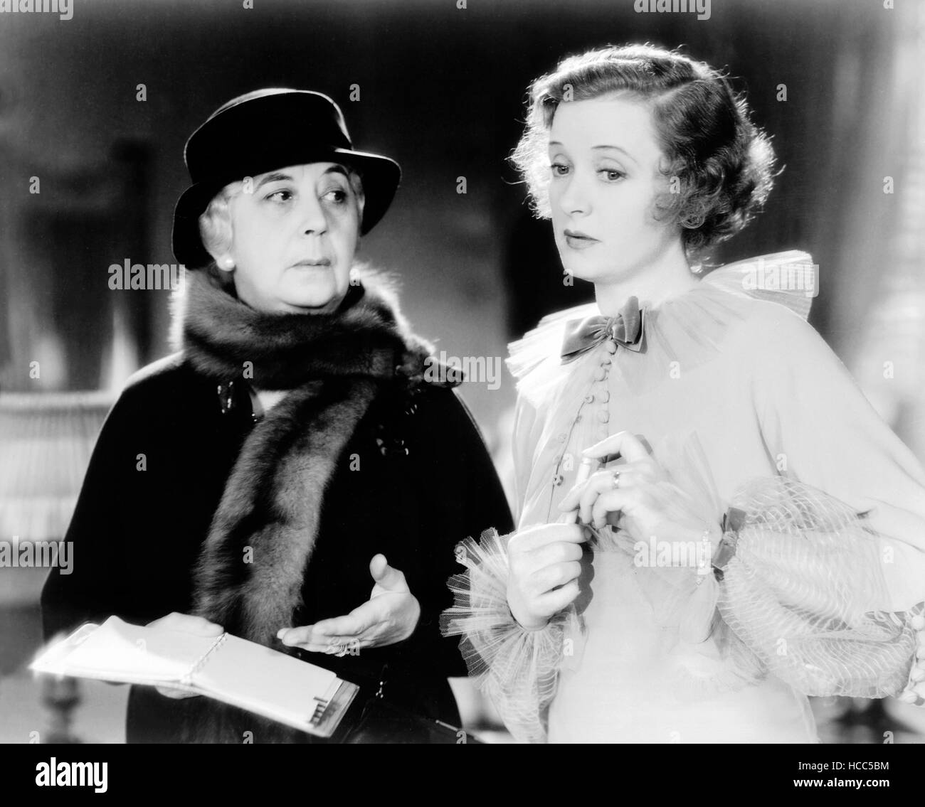 DINNER AT EIGHT, Louise Closser Hale, Billie Burke, 1933 Stock Photo ...