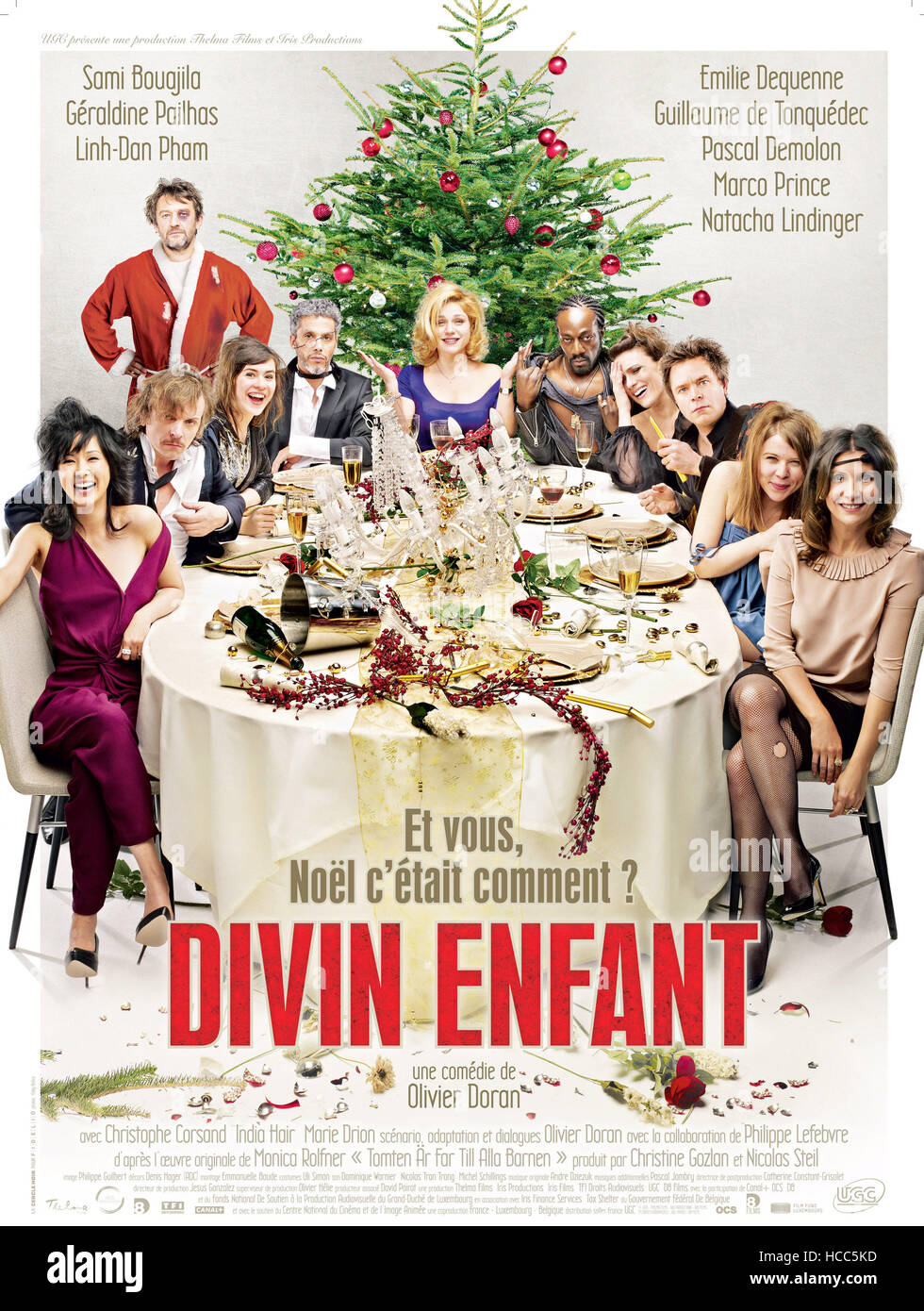 DIVIN ENFANT, French poster art, Olivier Doran (back left), Linh Dan ...