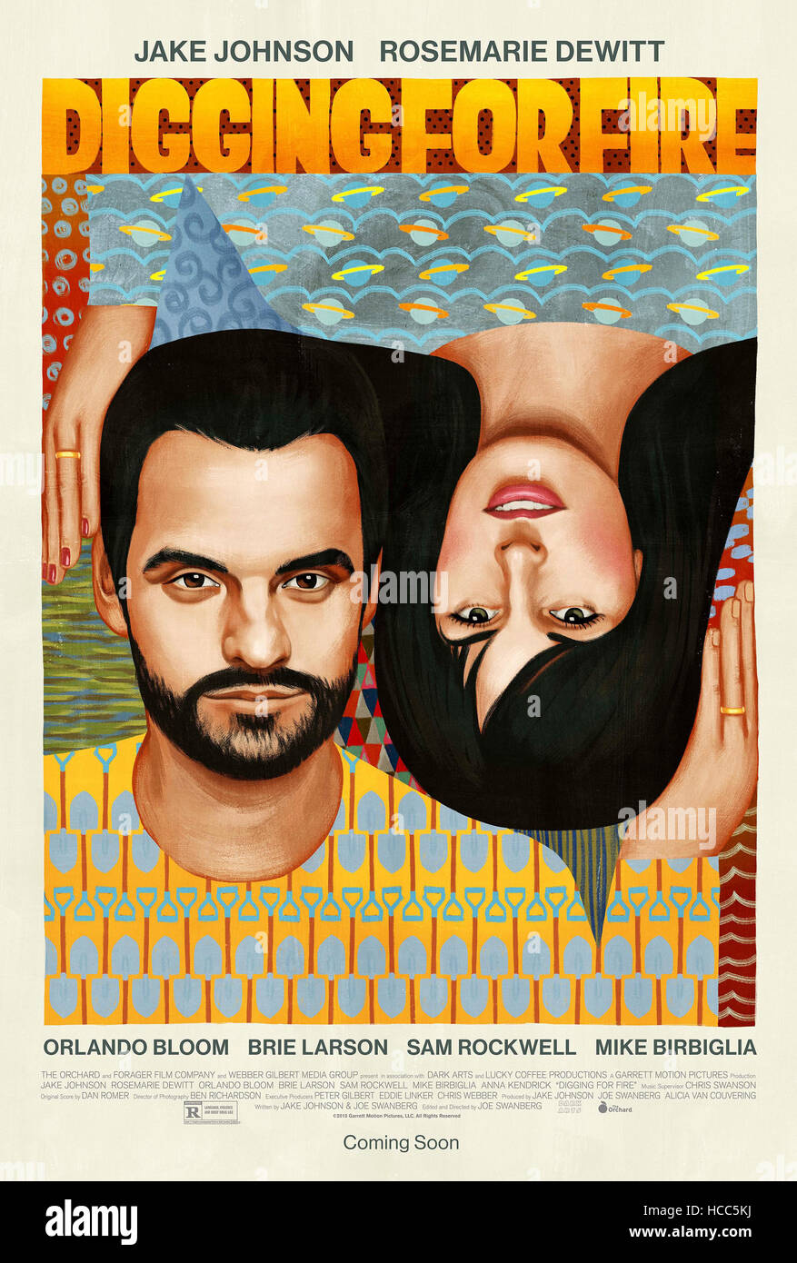DIGGING FOR FIRE, US poster, Jake Johnson, Rosemarie DeWitt, 2015. ©The ...