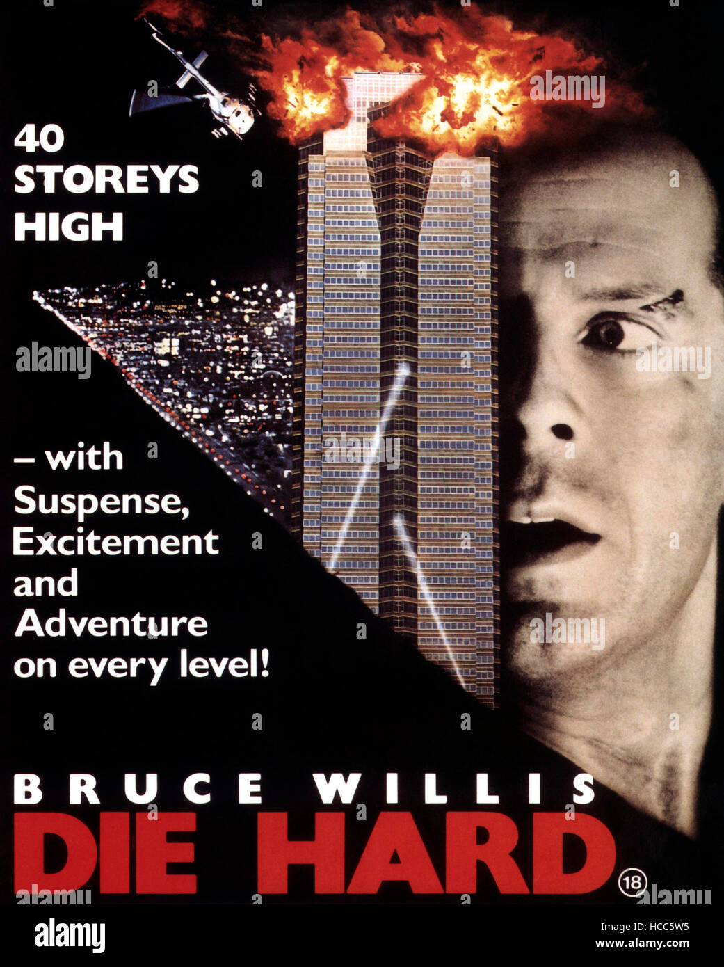 DIE HARD, Bruce Willis, 1988, TM & Copyright (c) 20th Century Fox Film ...