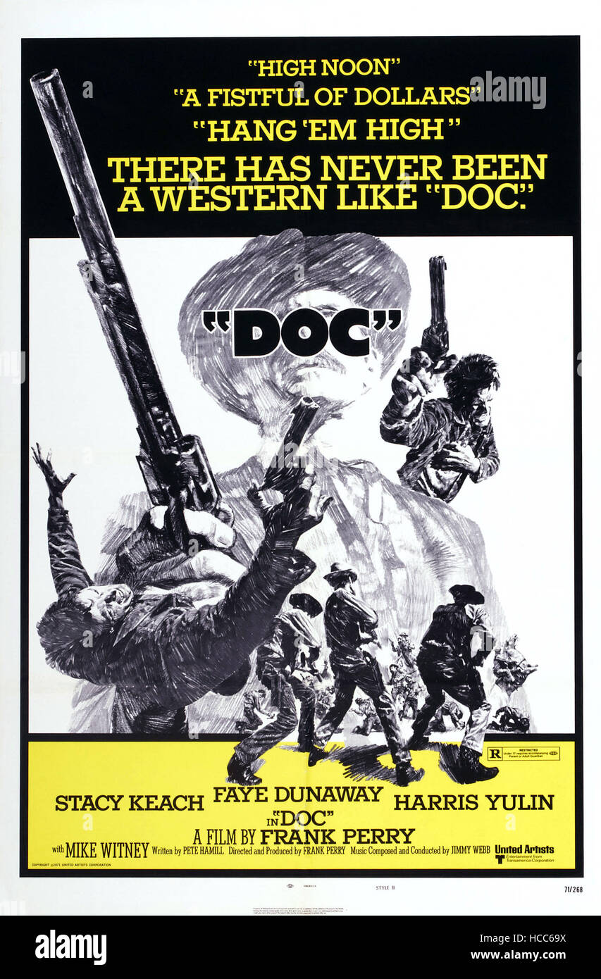 DOC, US poster art, 1971 Stock Photo - Alamy
