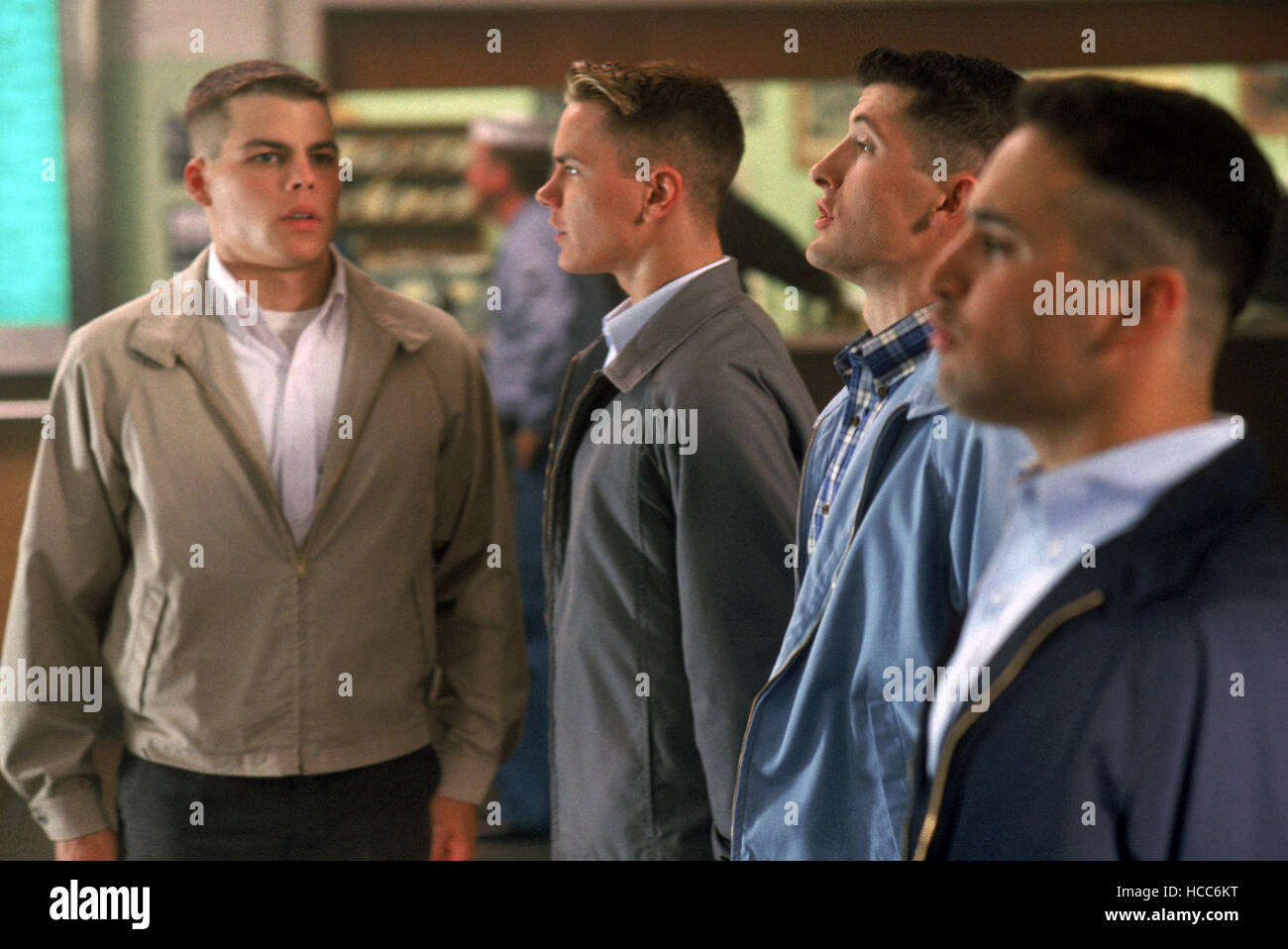 DOGFIGHT, Richard Panebianco, River Phoenix, Anthony Clark, Mitchell Whitfield, 1991, (c) Warner ...