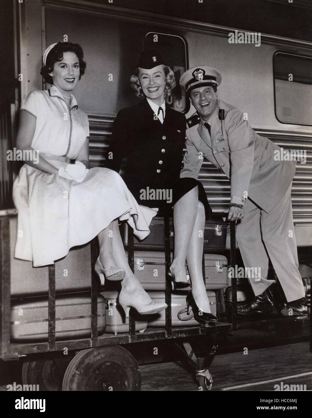 DON'T GIVE UP THE SHIP, from left: Diana Spencer, Dina Merrill, Jerry ...