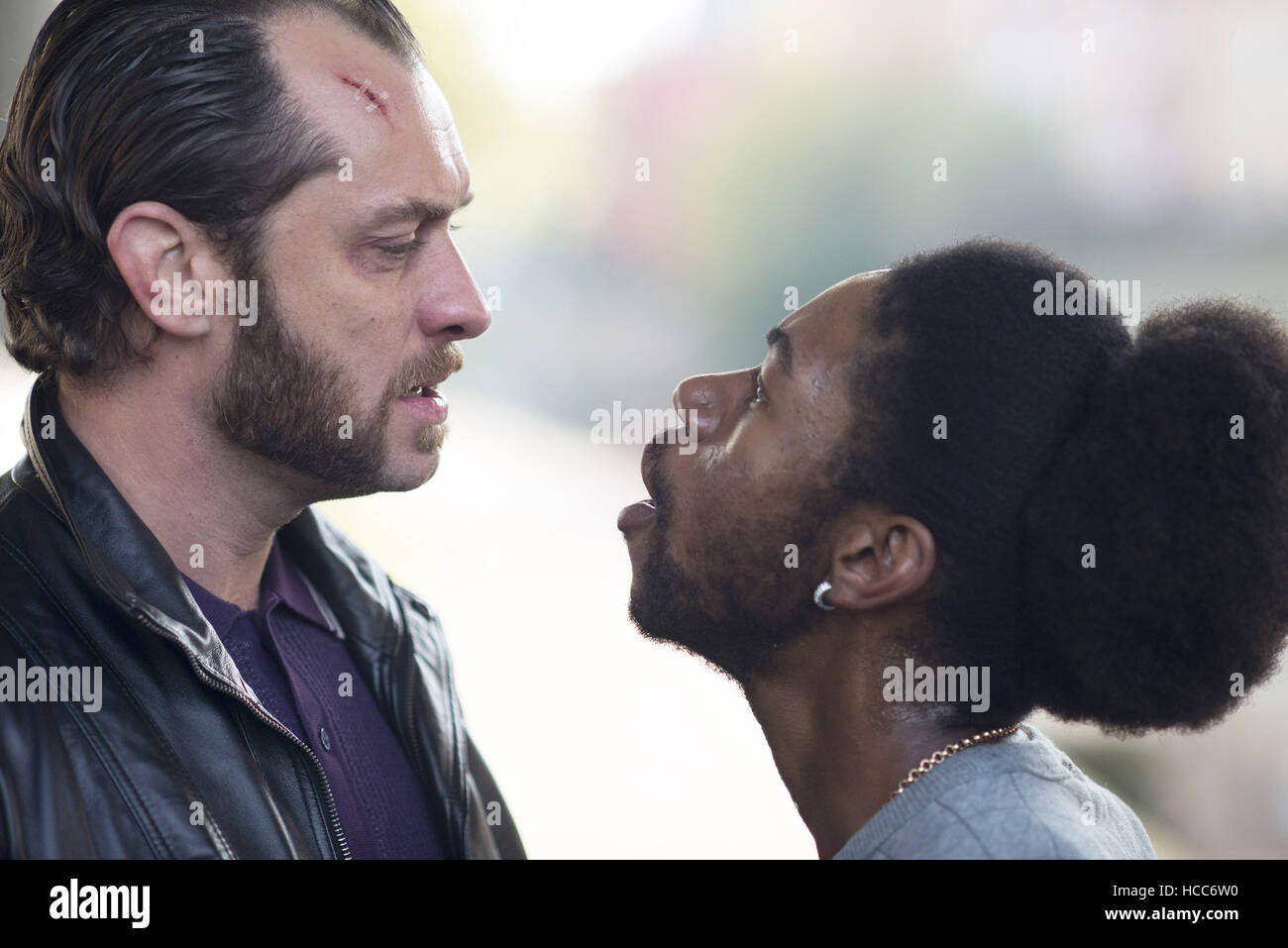 DOM HEMINGWAY, from left: Jude Law, Nathan Stewart-Jarrett, 2013. ph ...