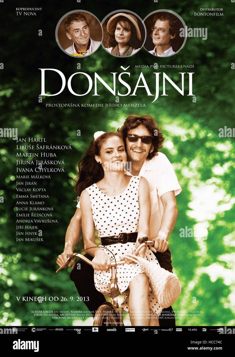 THE DON JUANS, (aka DONSAJNI), Czech poster art, top, from left: Martin ...