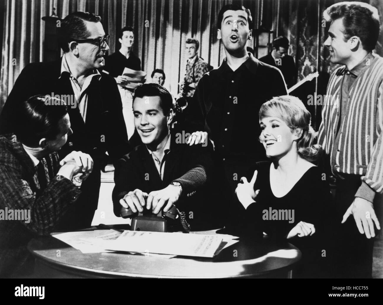 DON'T KNOCK THE TWIST, third, fourth and fifth from left: Lang Jeffries ...