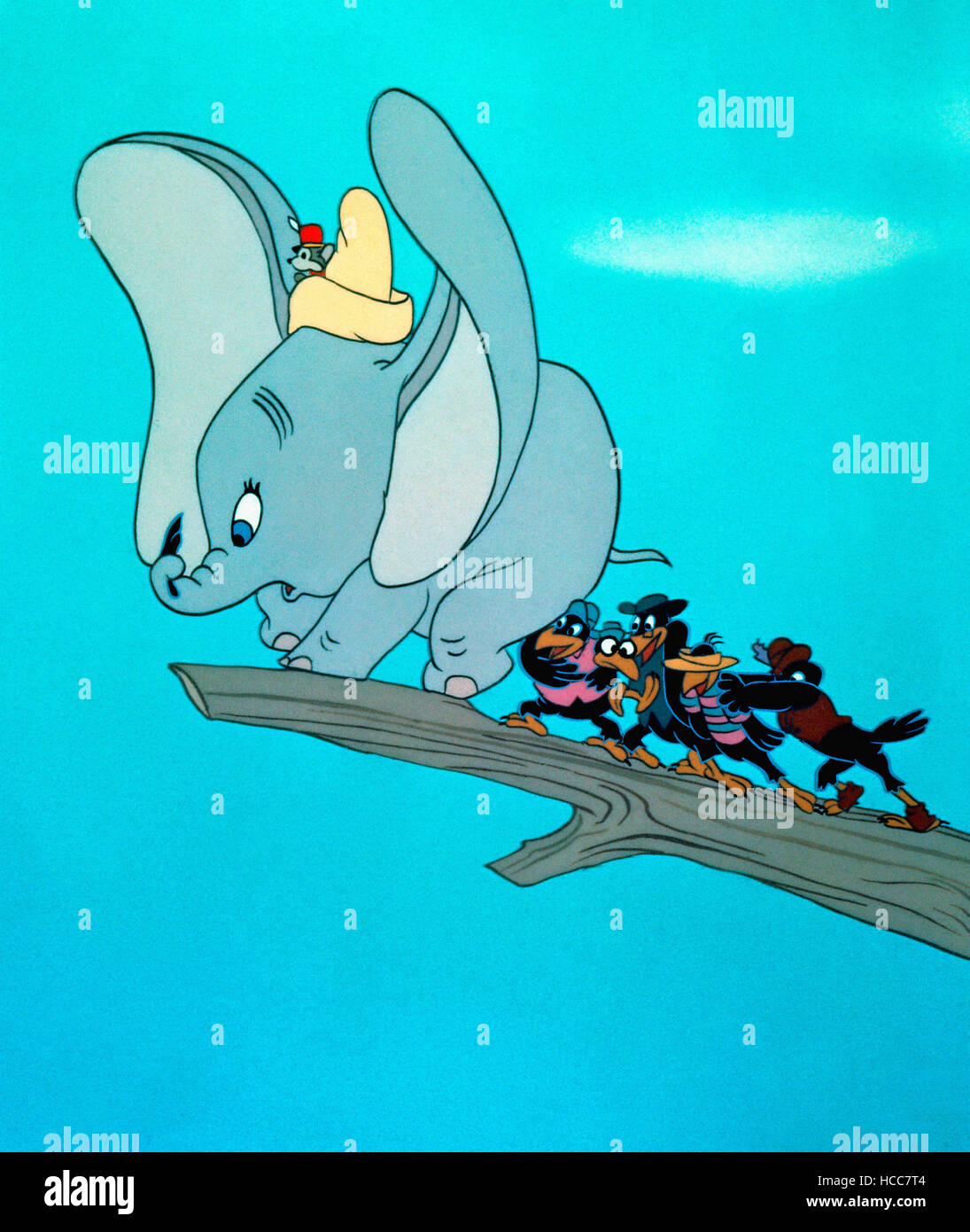 DUMBO, Dumbo, Timothy Mouse (in hat), crows, 1941 Stock Photo - Alamy