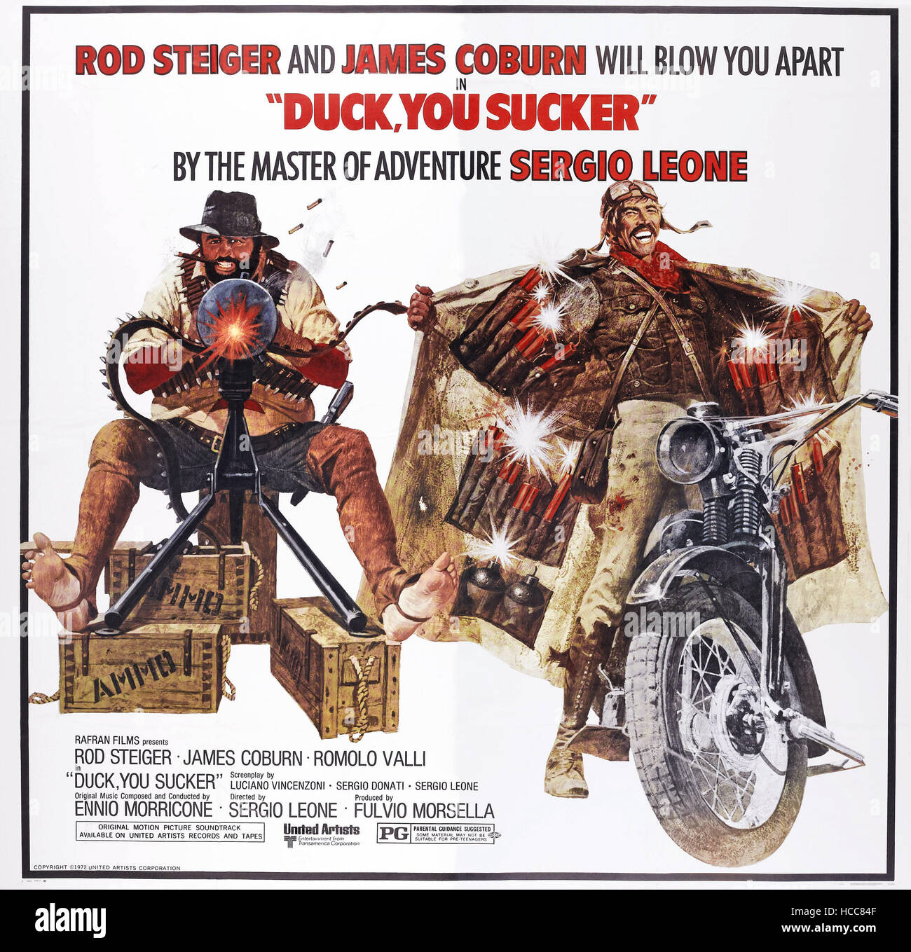 DUCK, YOU SUCKER, (aka GIU LA TESTA, aka A FISTFUL OF DYNAMITE), US ...