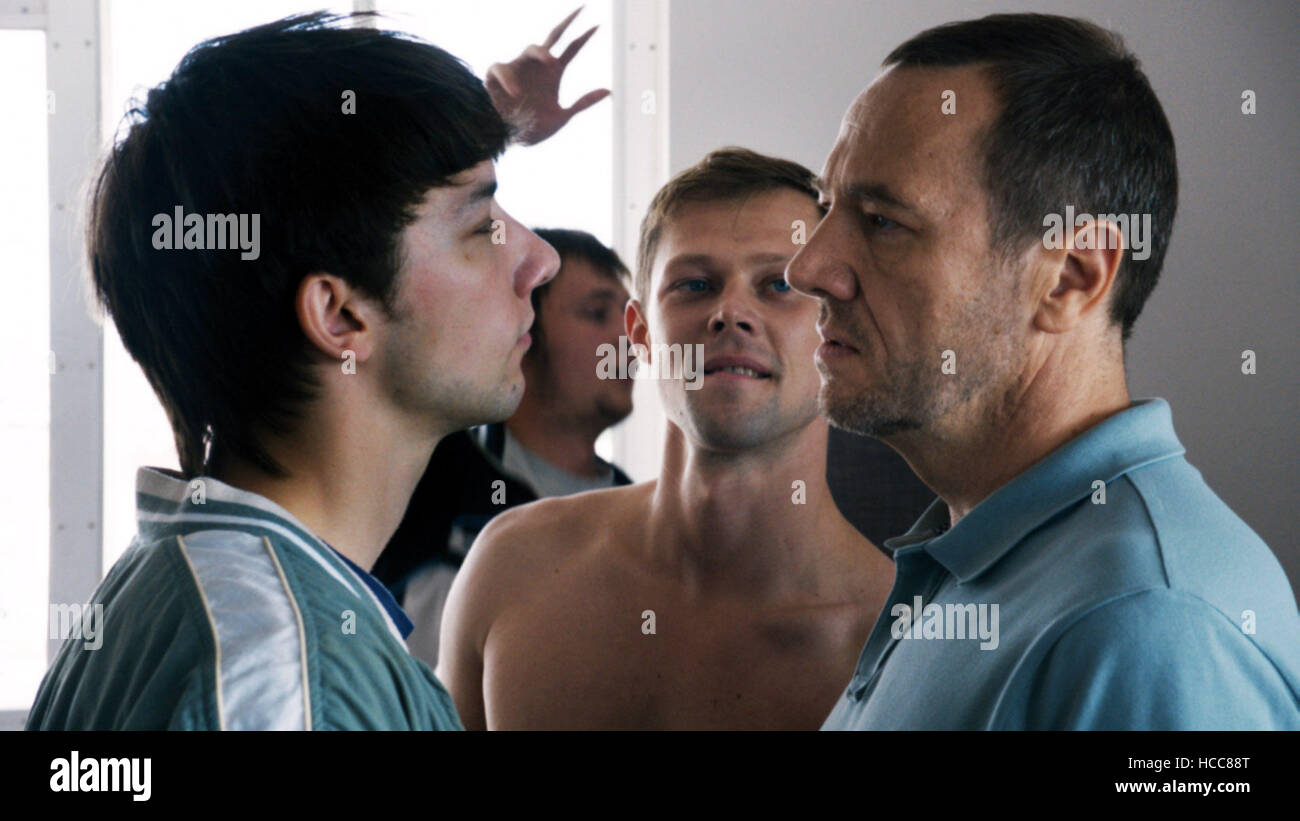 EASTERN BOYS, from left: Kirill Emelyanov, Daniil Vorobyov, Olivier Rabourdin, 2013. ©First Run ...