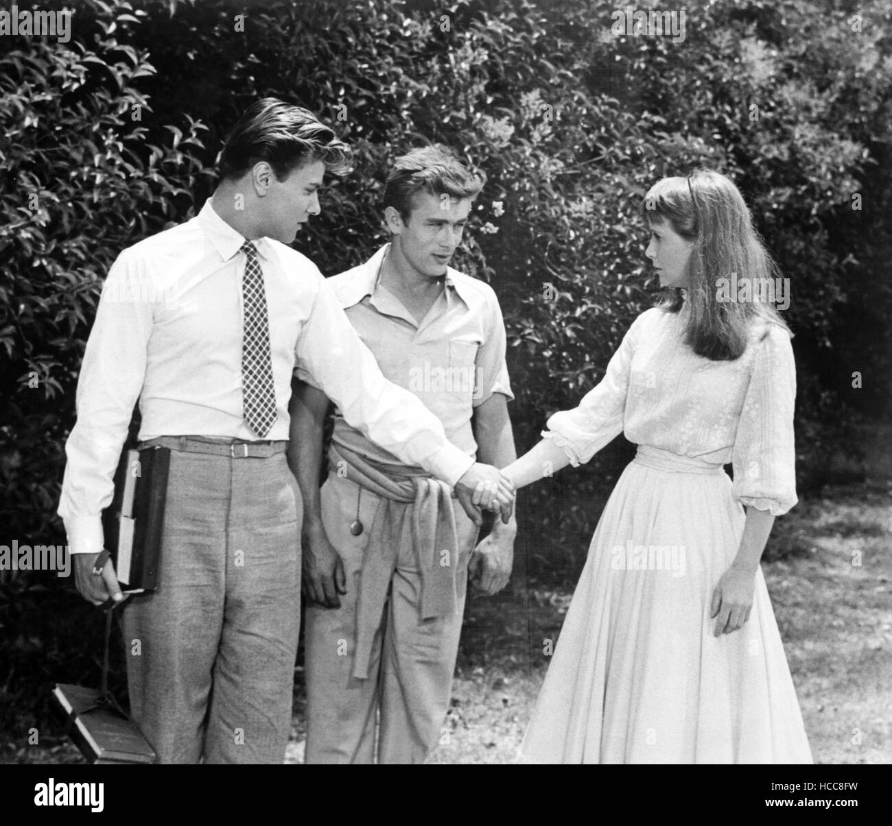 EAST OF EDEN, Richard Davalos, James Dean, Julie Harris, 1955 Stock ...