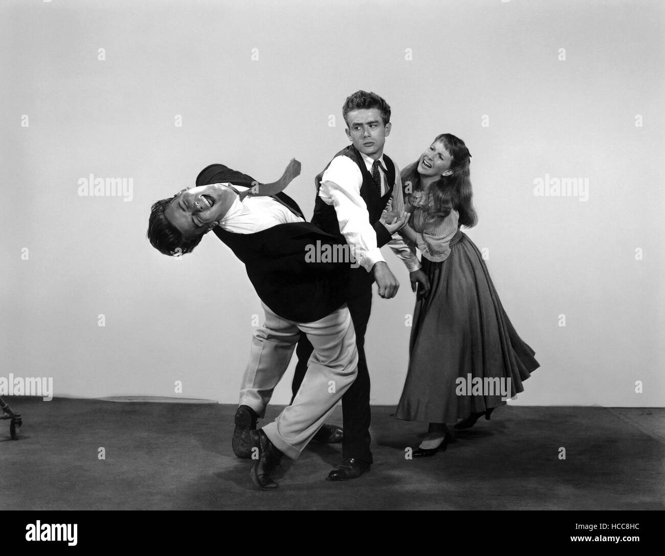 EAST OF EDEN, from left: Richard Davalos, James Dean, Julie Harris, 1955 Stock Photo - Alamy