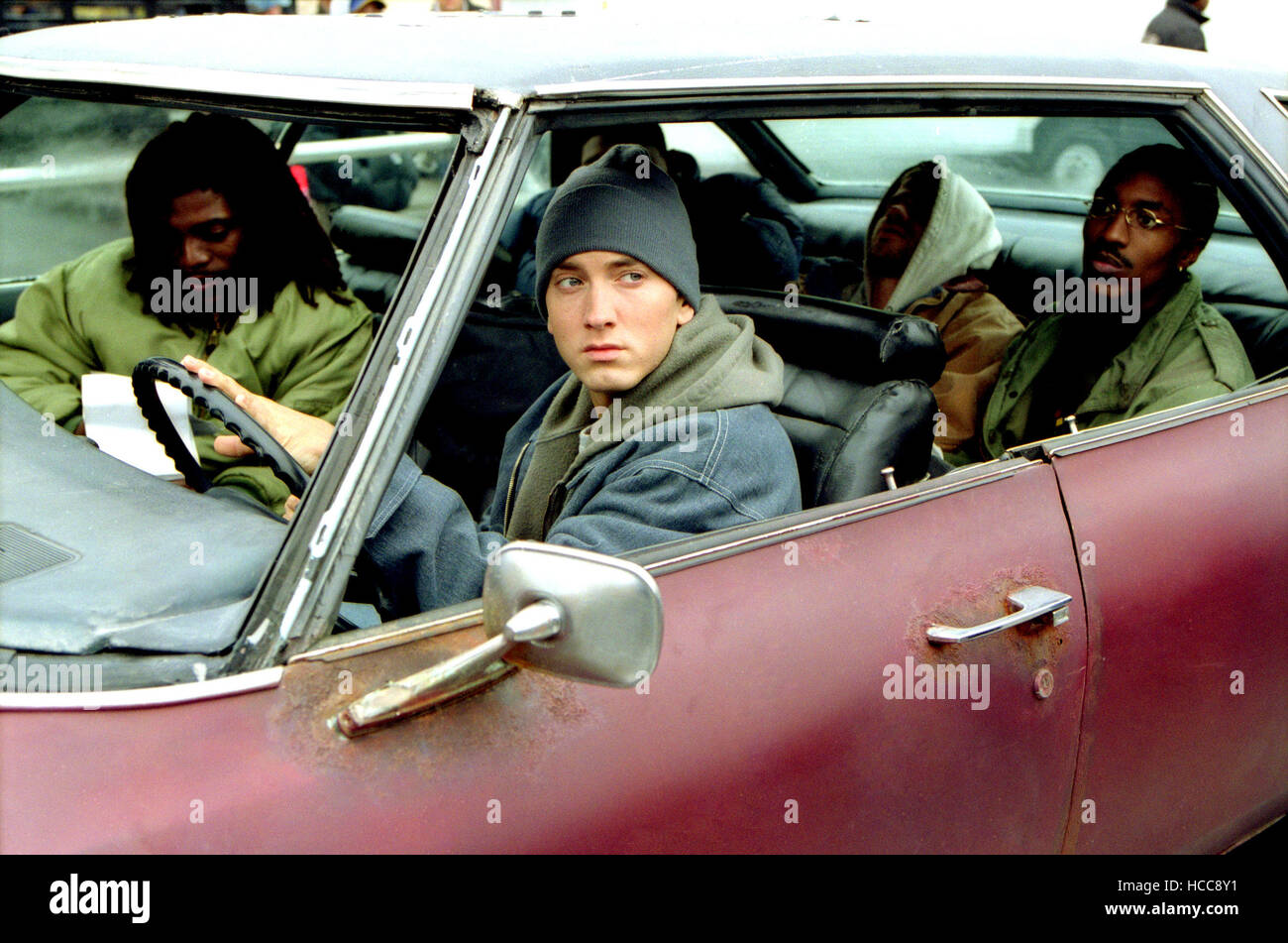8 MILE, Mekhi Phifer, Eminem, Evan Jones, De'Angelo Wilson, 2002, (c ...