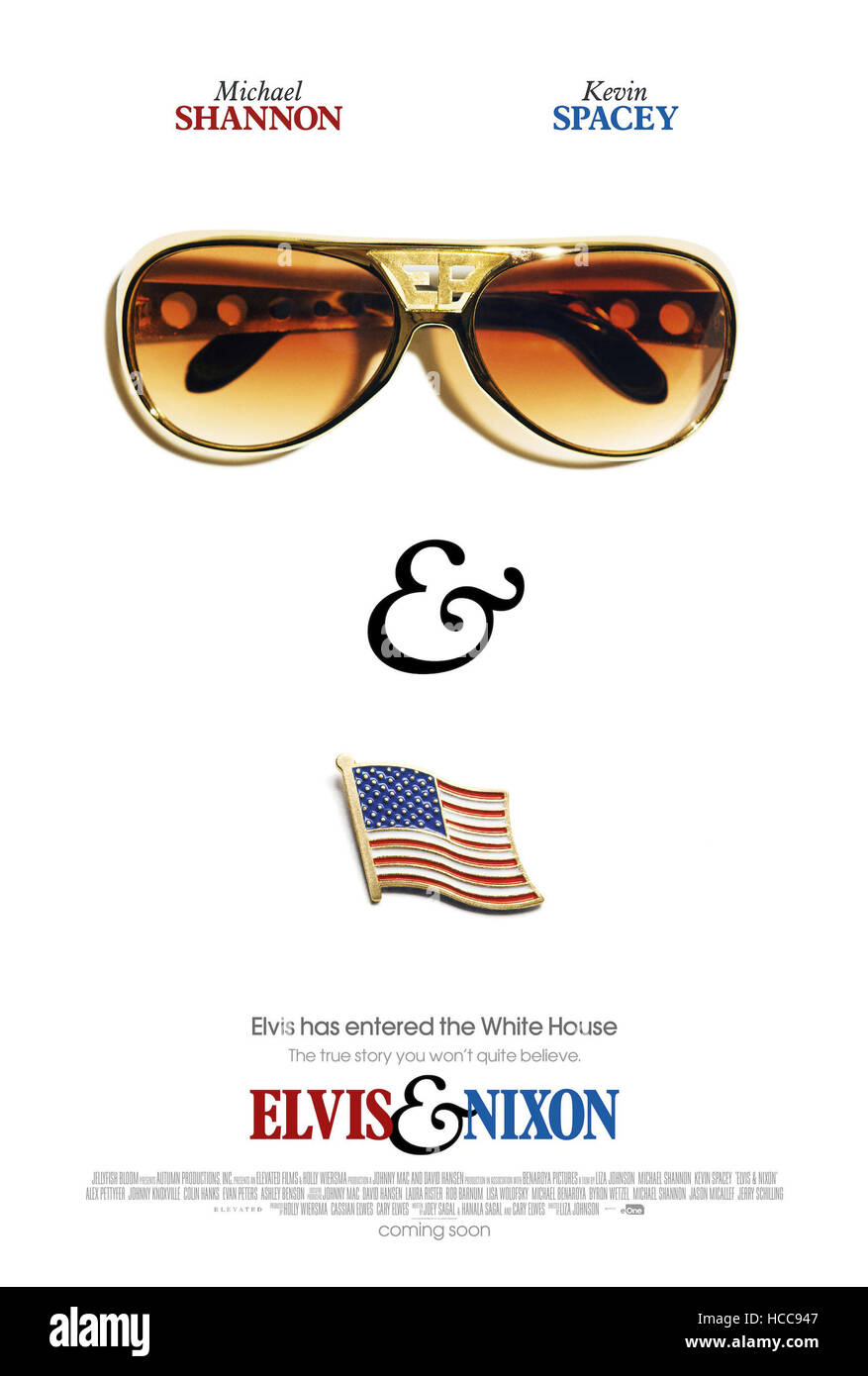 ELVIS & NIXON, British poster art, 2016. © Bleecker Street Media ...