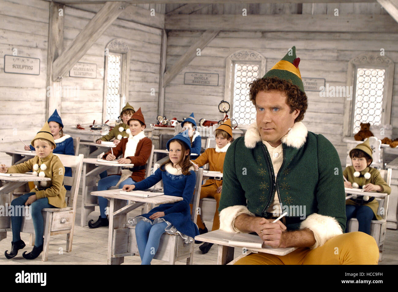 ELF, Will Ferrell, 2003, (c) New Line/courtesy Everett Collection Stock ...