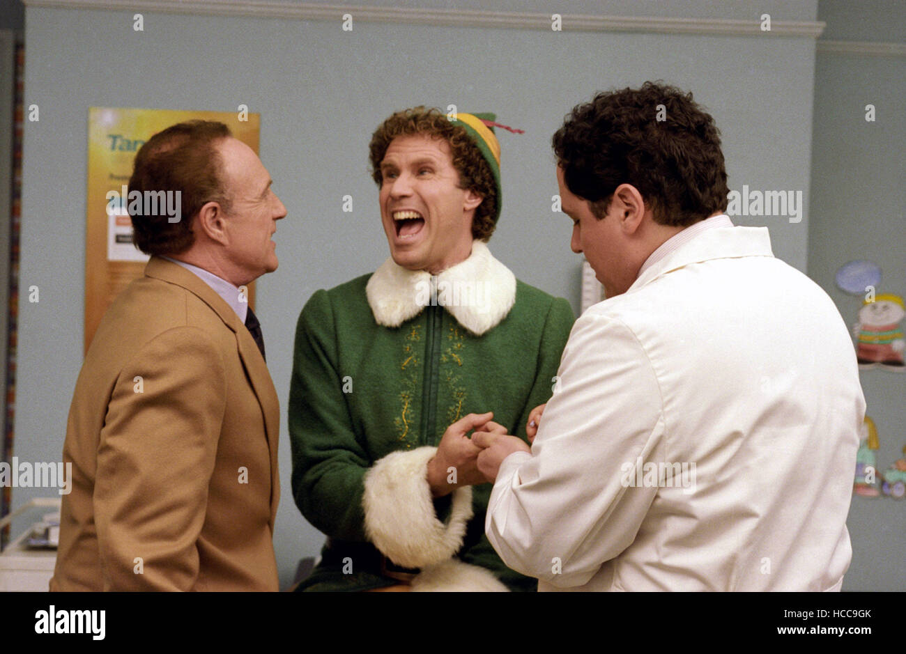 Elf James Caan Will Ferrell Jon Favreau 2003 C New Linecourtesy Everett Collection Stock