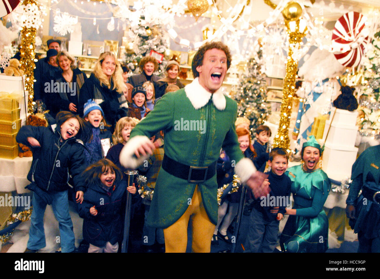 ELF, Will Ferrell, 2003, (c) New Line/courtesy Everett Collection Stock ...