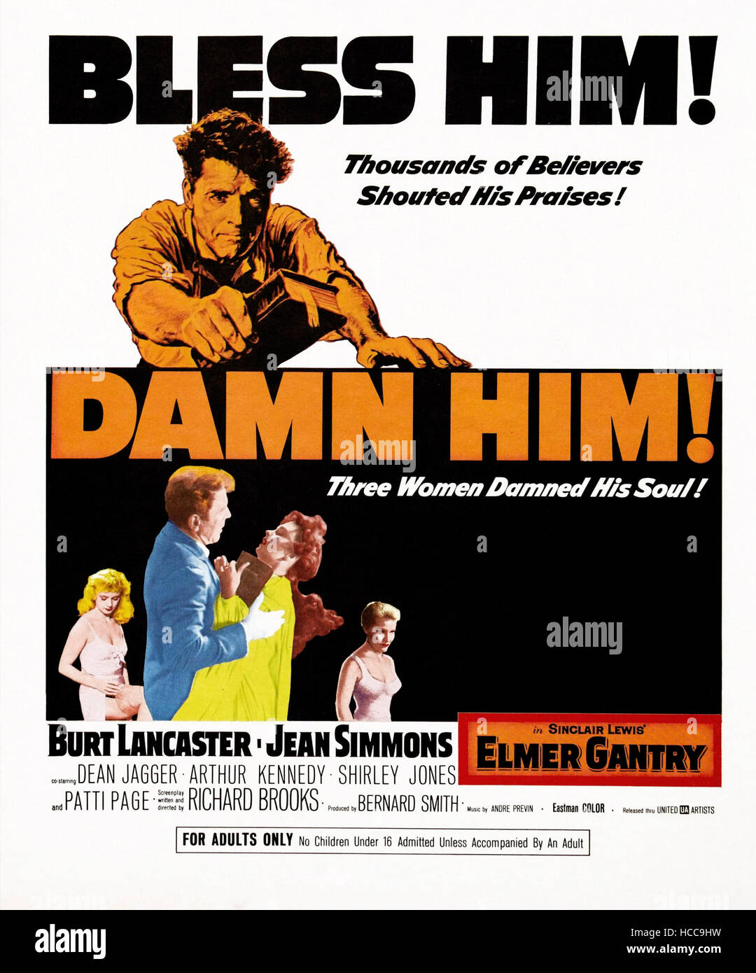 Elmer gantry 1960 burt lancaster High Resolution Stock Photography and ...