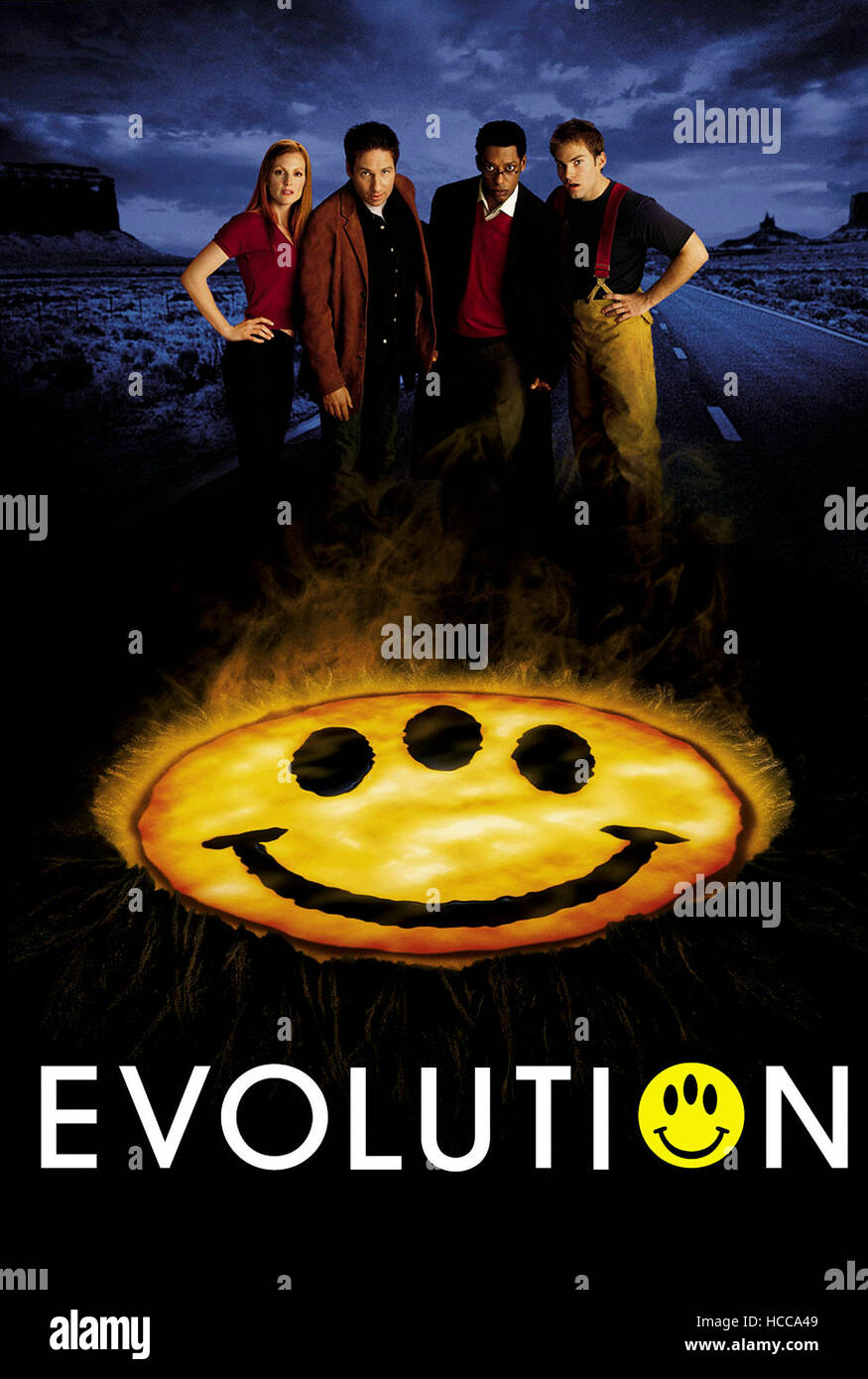 EVOLUTION, Julianne Moore, David Duchovny, Orlando Jones, Seann William ...