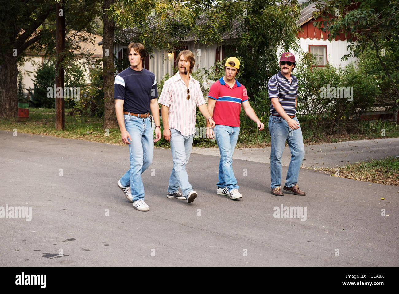 EVERYBODY WANTS SOME!!, from left: Blake Jenner, Glen Powell, Temple ...