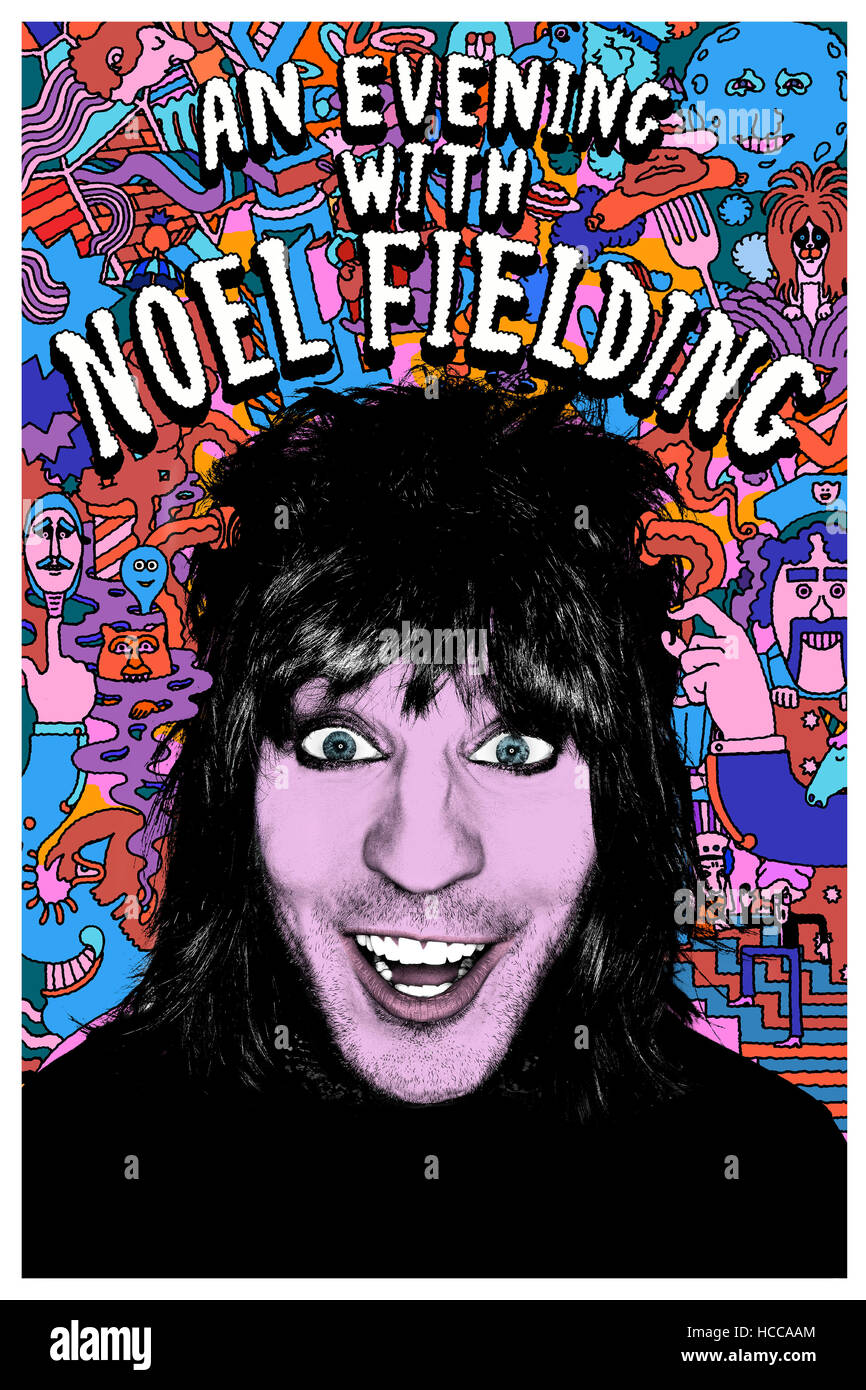 AN EVENING WITH NOEL FIELDING, poster art, Noel Fielding, 2015 ...