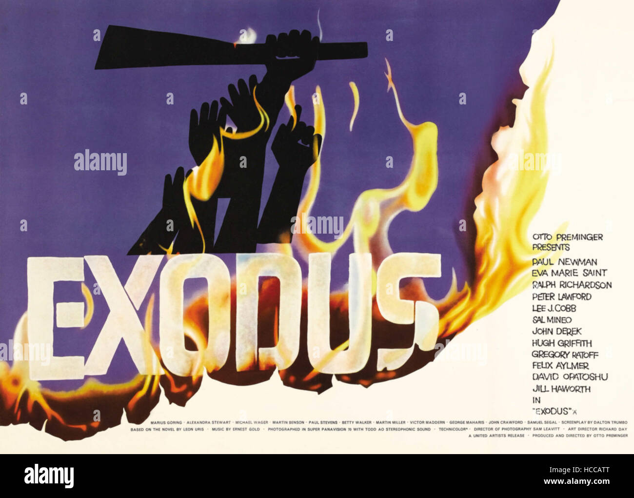EXODUS, poster art, 1960 Stock Photo - Alamy