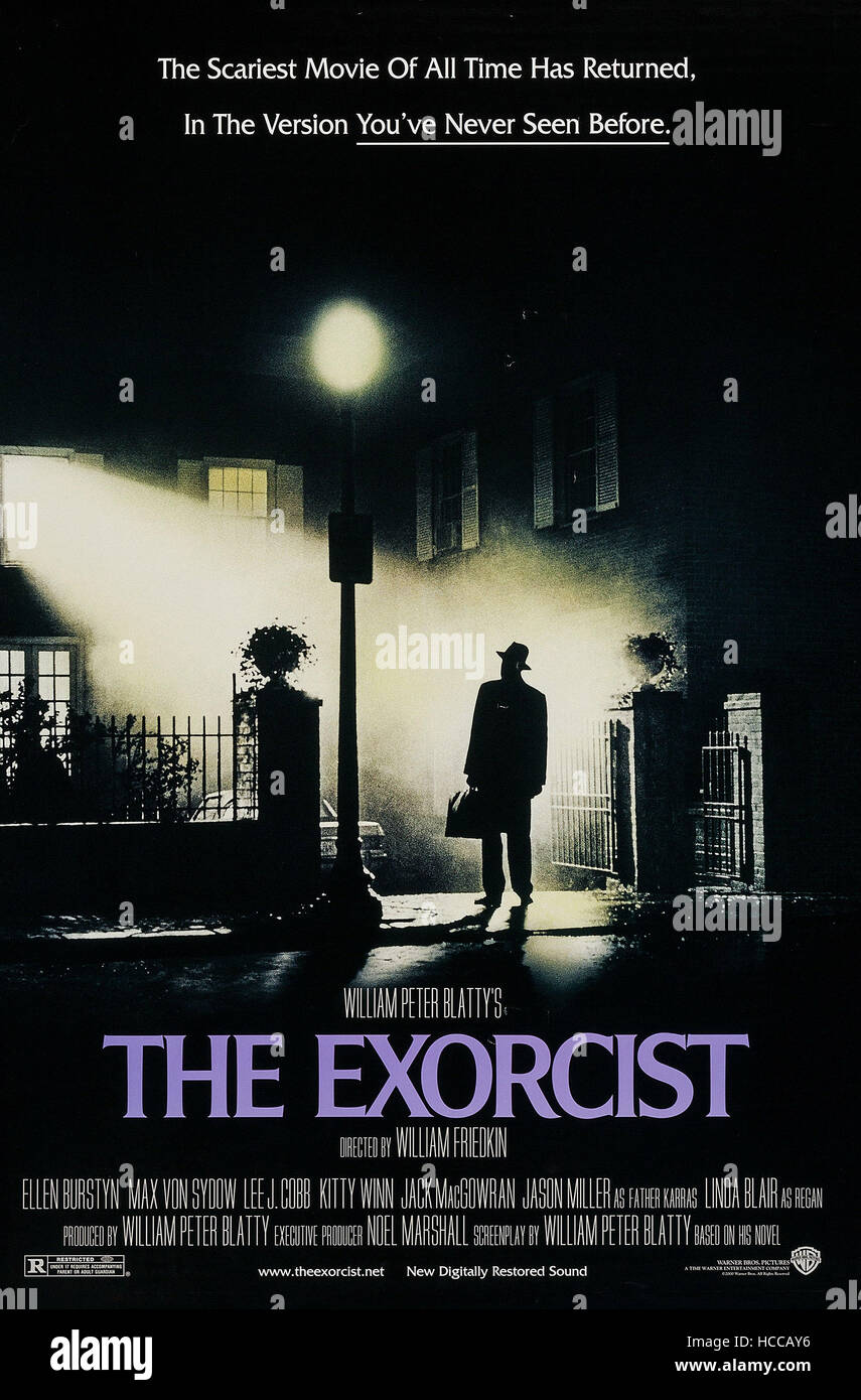 THE EXORCIST, US 1998 reissue poster, 1973. ©Warner Brothers/courtesy ...