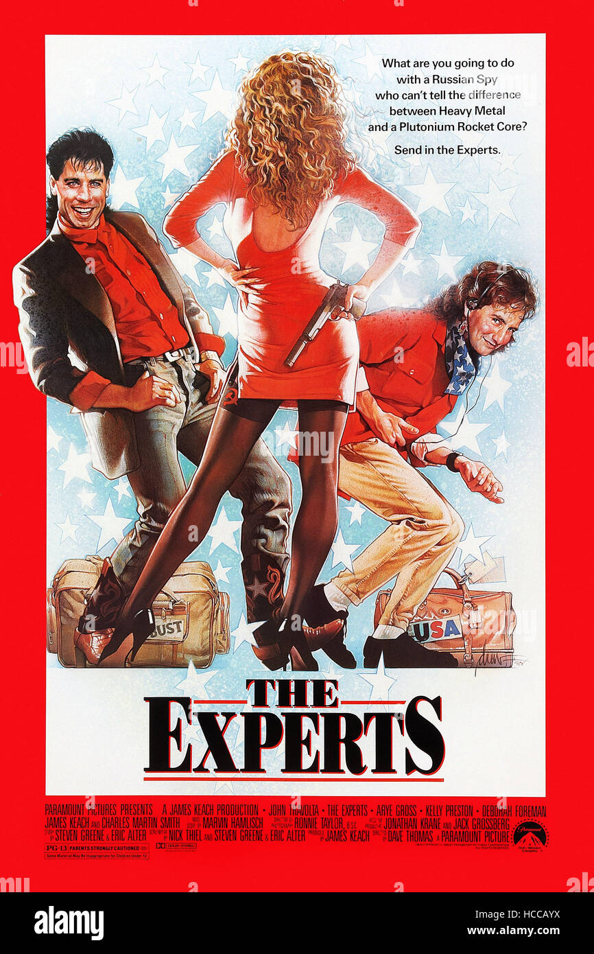 THE EXPERTS, US poster art, from left: John Travolta, Kelly Preston ...