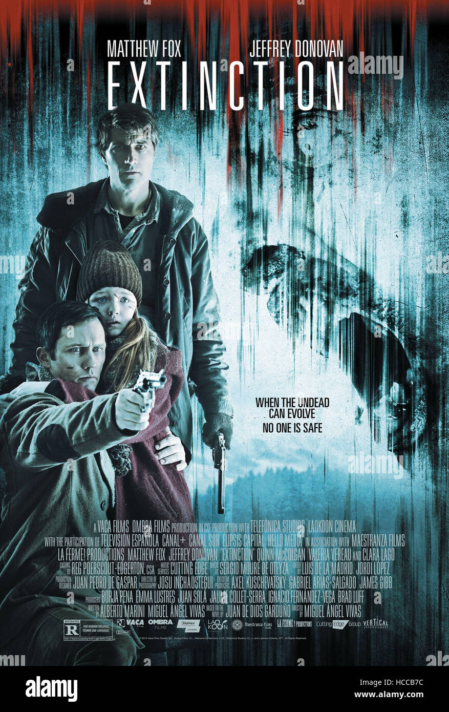 EXTINCTION, US poster art, from top: Matthew Fox, Quinn McColgan ...