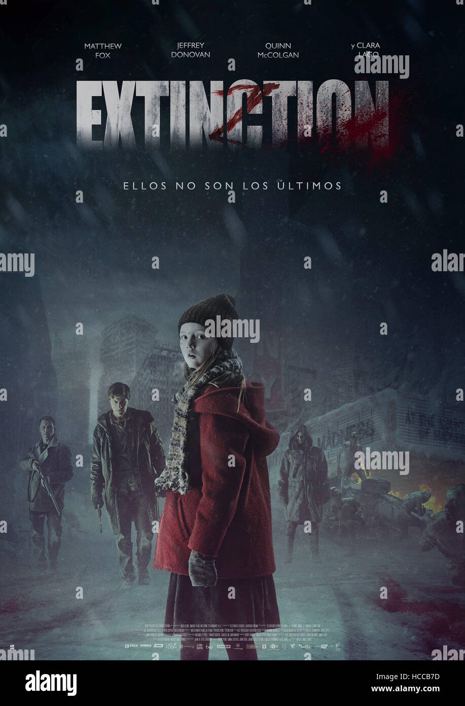 EXTINCTION, poster art from Spain, first three from left: Jeffrey ...