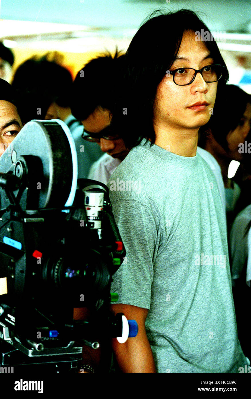 Director Danny Pang on the set of THE EYE (aka GIN GWAI), 2002, (c ...