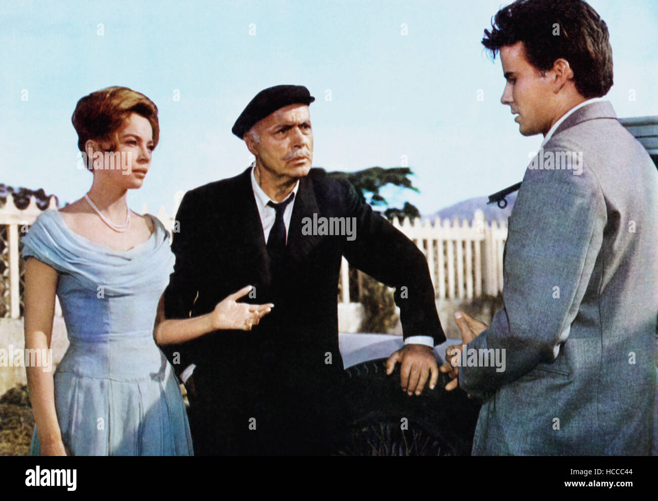 FANNY, from left: Leslie Caron, Charles Boyer, Horst Buchholz, 1961 ...