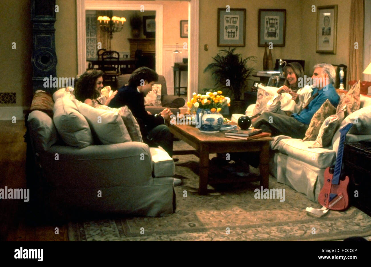 FATHER OF THE BRIDE, from left: Kimberly Williams, George Newbern ...