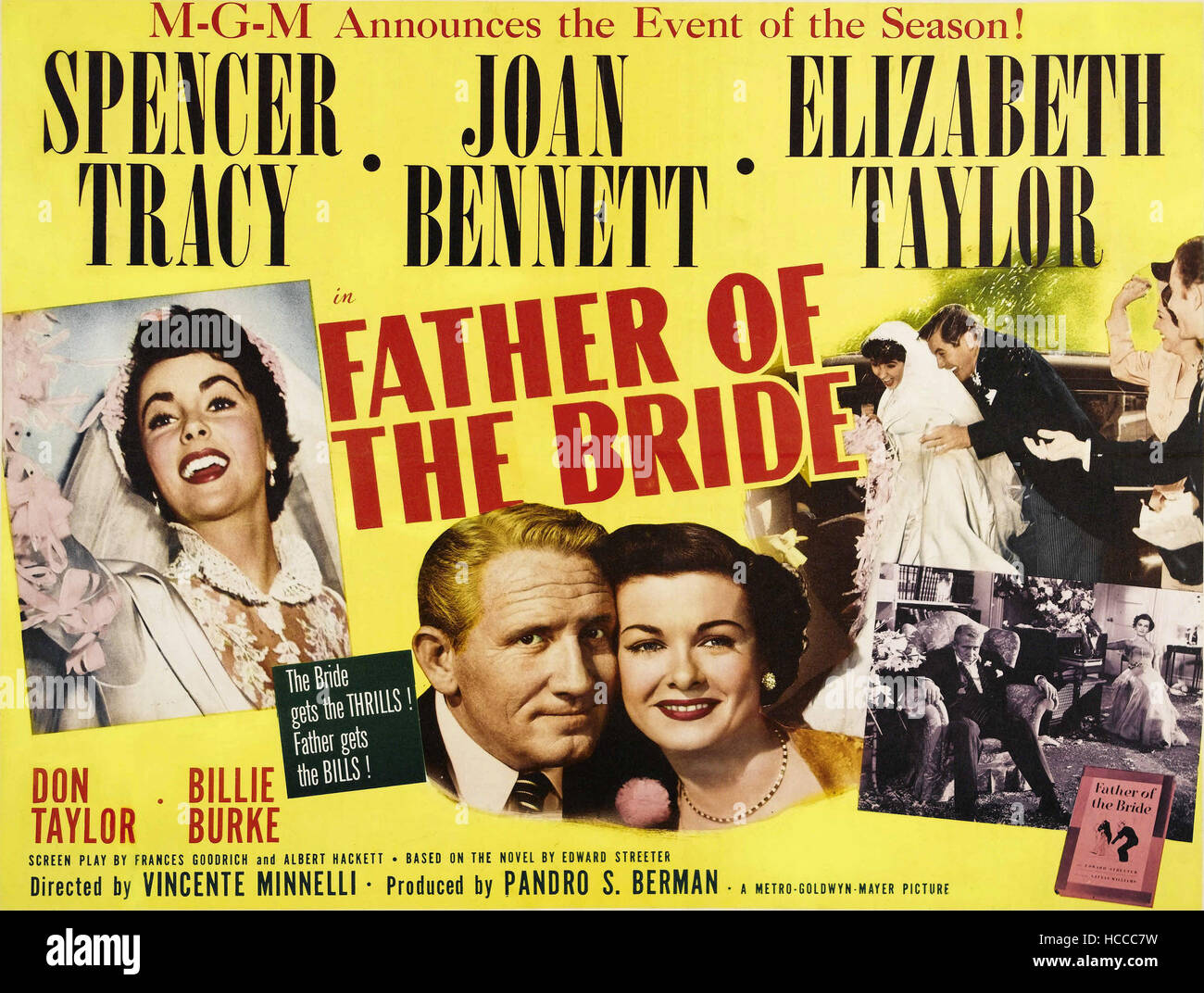 FATHER OF THE BRIDE, Elizabeth Taylor (left), center from left: Spencer ...
