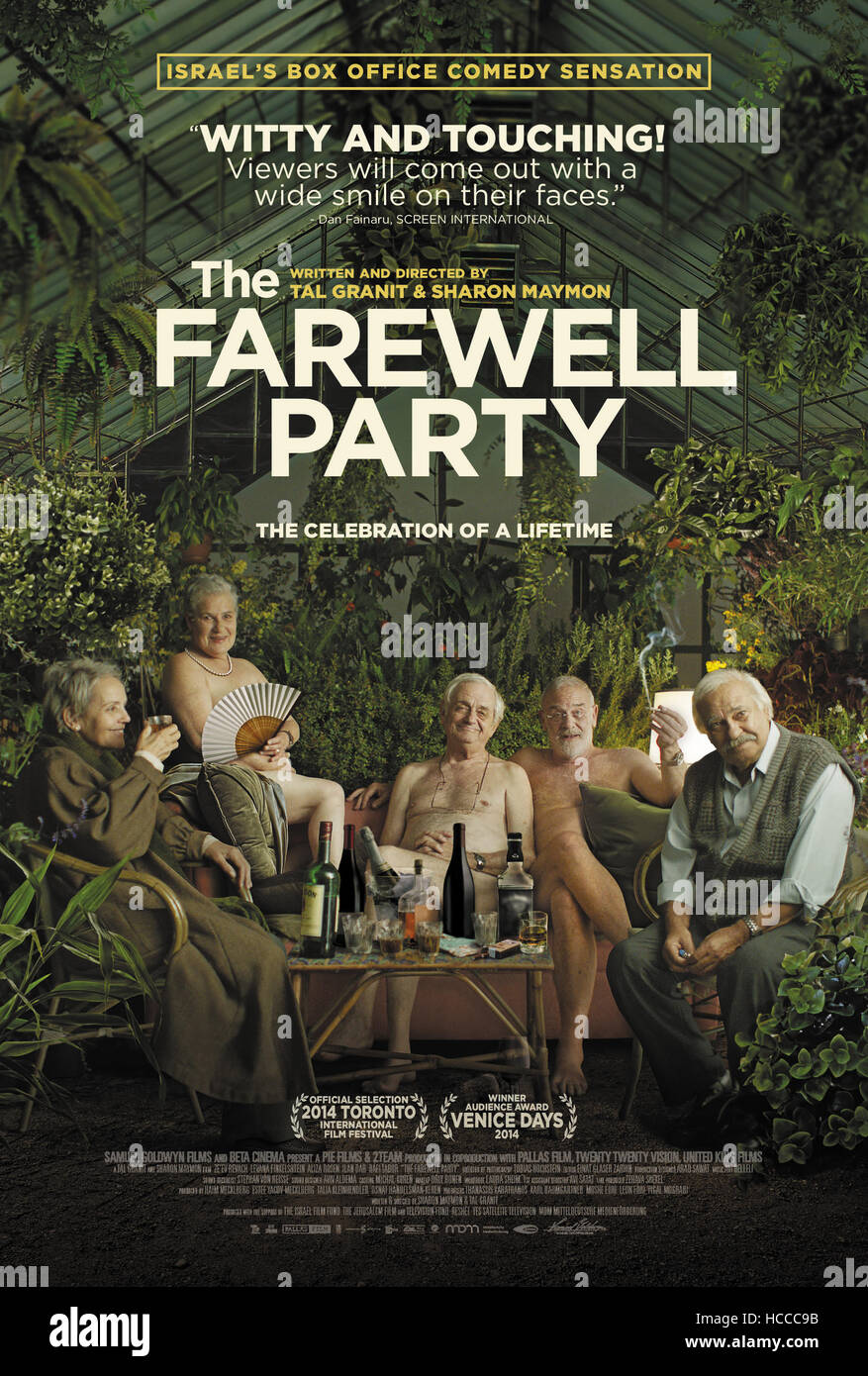 THE FAREWELL PARTY, (aka MITA TOVA), US poster art, from left: Levana ...