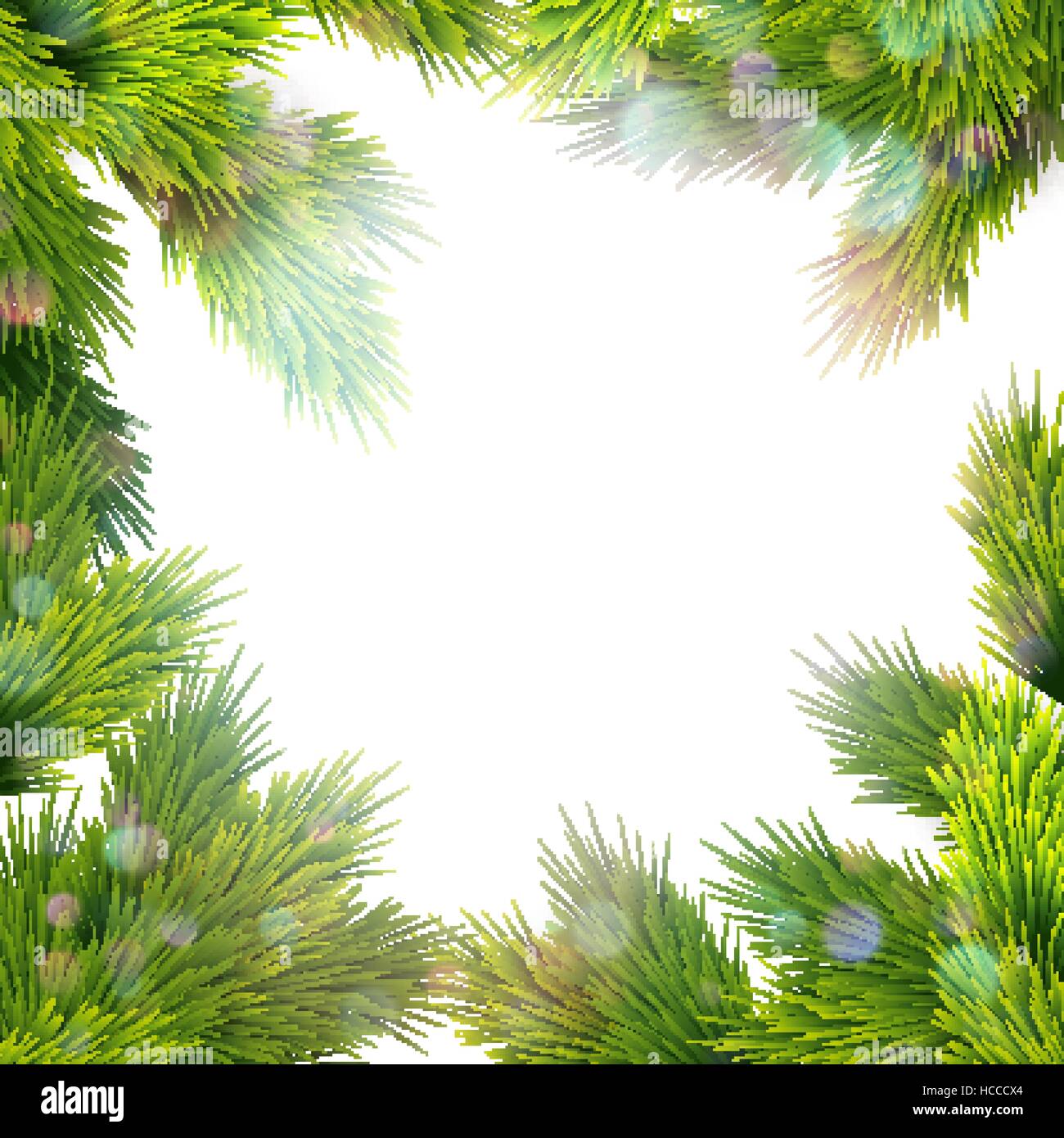 Winter tree branches snow Stock Vector Images - Alamy