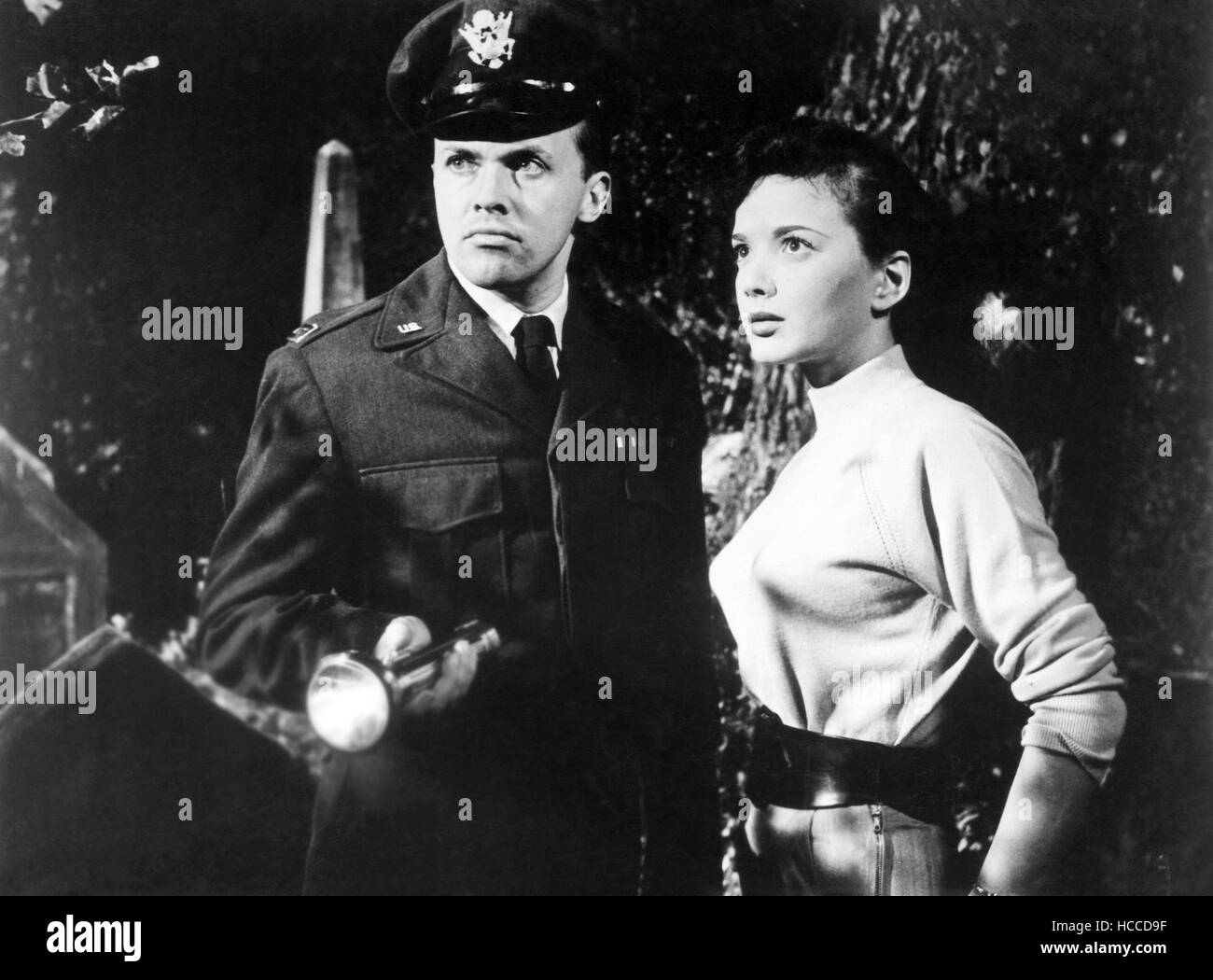 FIEND WITHOUT A FACE, from left: Terence Kilburn, Kim Parker, 1958 ...