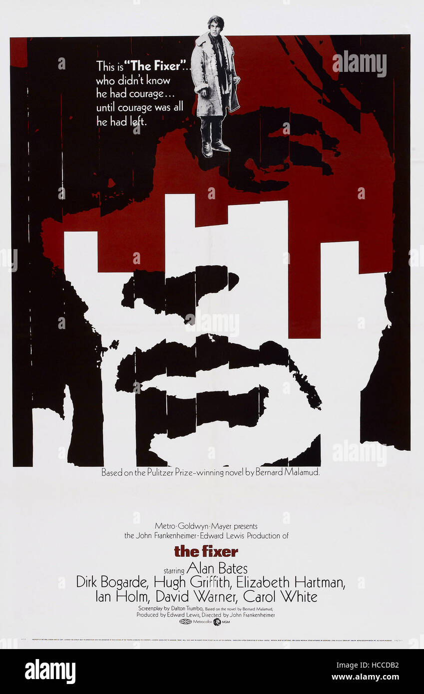 THE FIXER, US poster art, Alan Bates, 1968 Stock Photo - Alamy