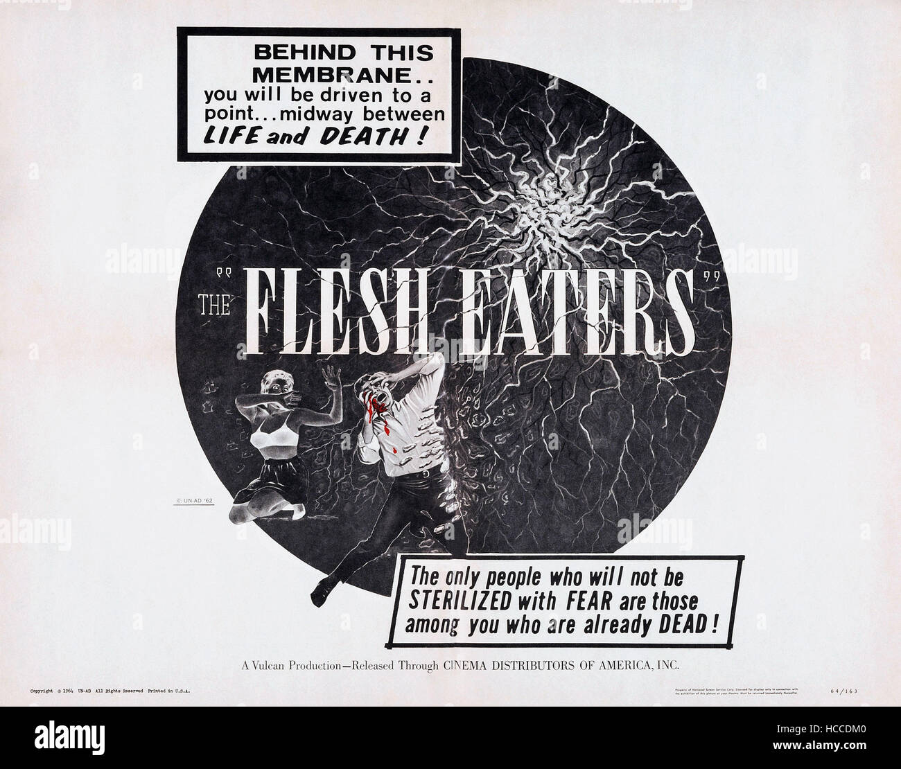 THE FLESH EATERS, US lobycard, 1964 Stock Photo - Alamy