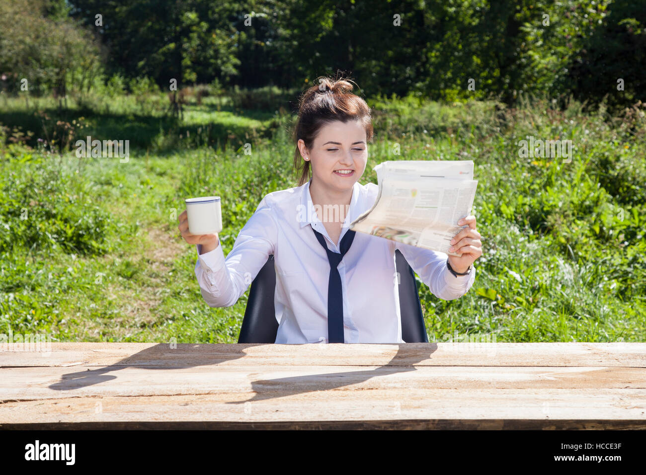 Amused employee hi-res stock photography and images - Alamy