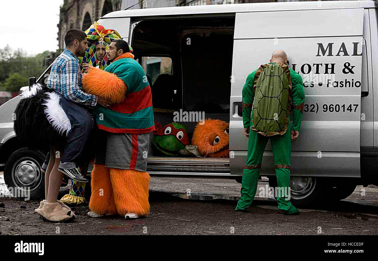 FOUR LIONS, from left: Kayvan Novak, Arsher Ali, Riz Ahmed, Nigel ...